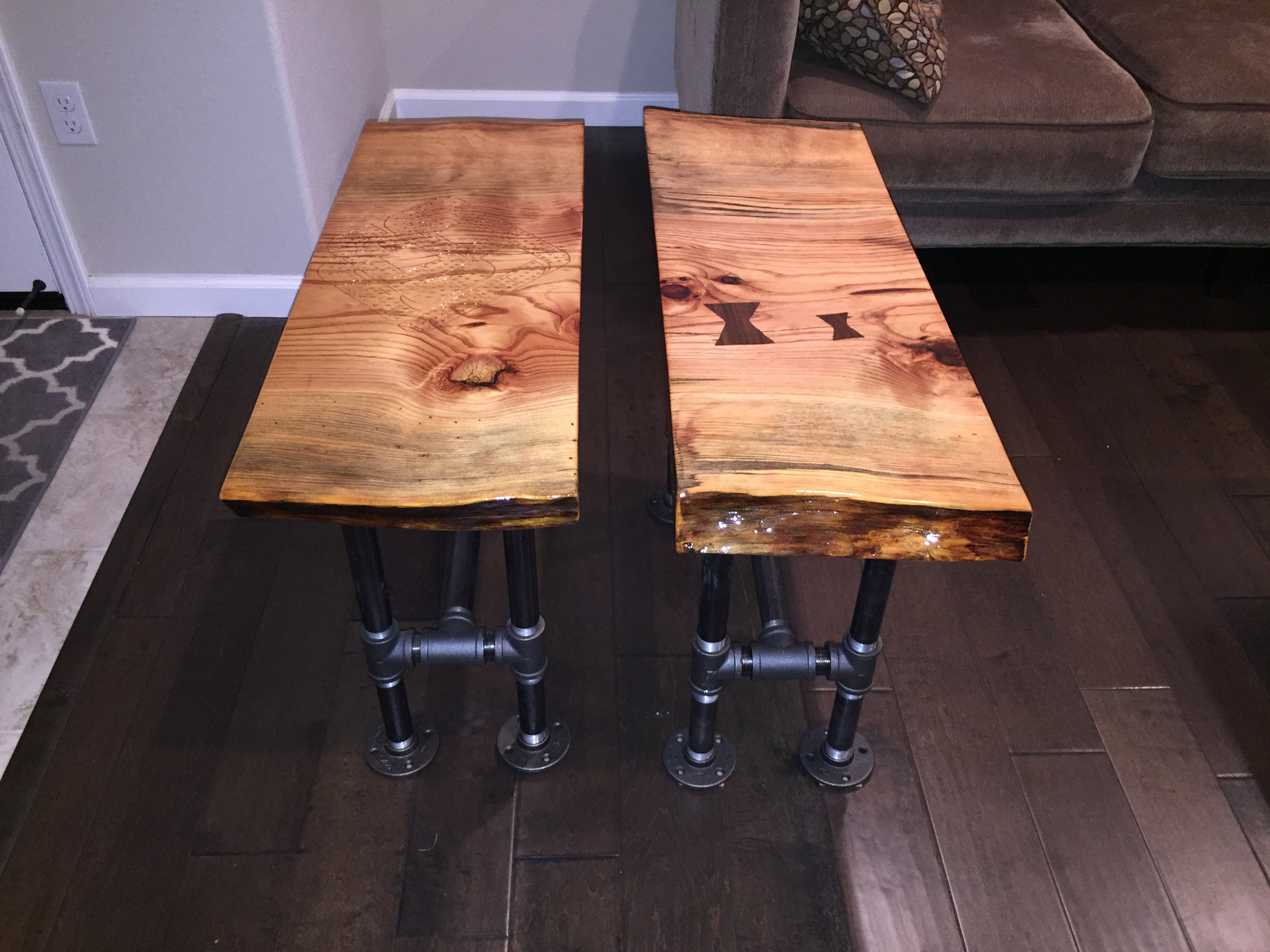 Two Live Edge Tables | johndallascast